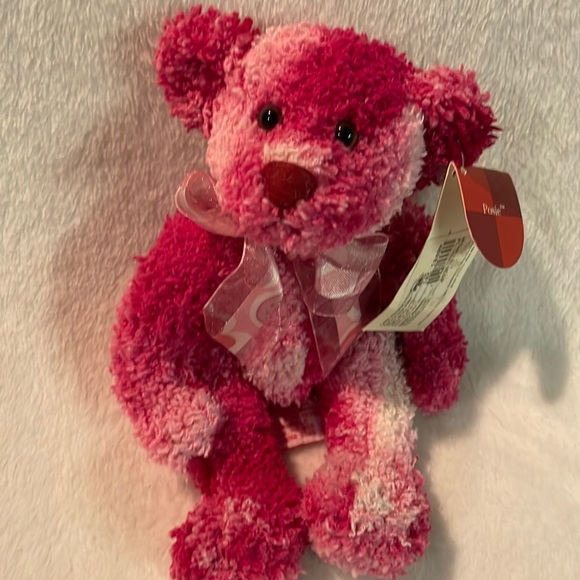 Russ Berrie | Toys | Vintage Russ Berrie 7 Posie The Pinkwhite Bear ...